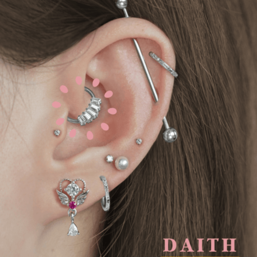 Daith Piercings: Benefits, Pain Level, and Aftercare Tips – EricaJewels